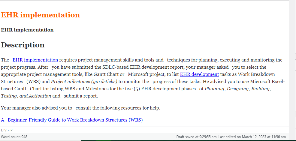 Ehr Implementation Scholarly Articles